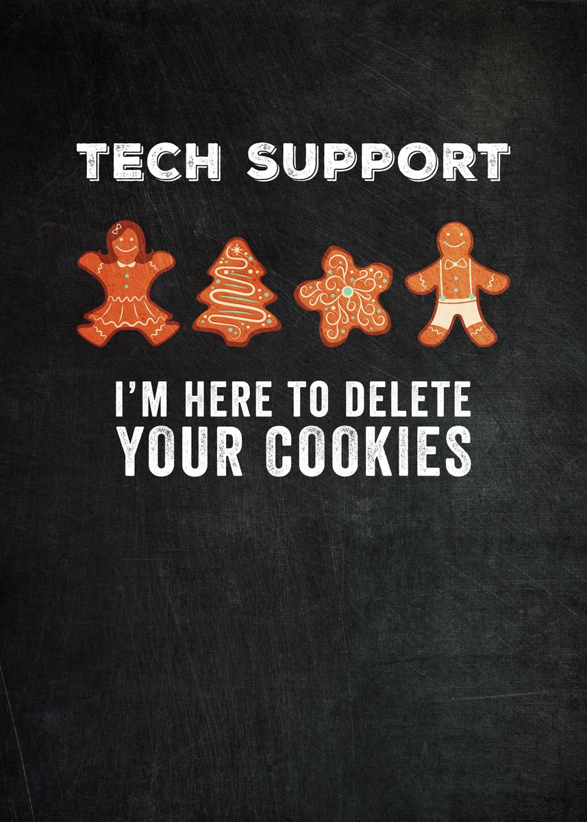 'Tech Support ' Poster, picture, metal print, paint by PosterWorld ...