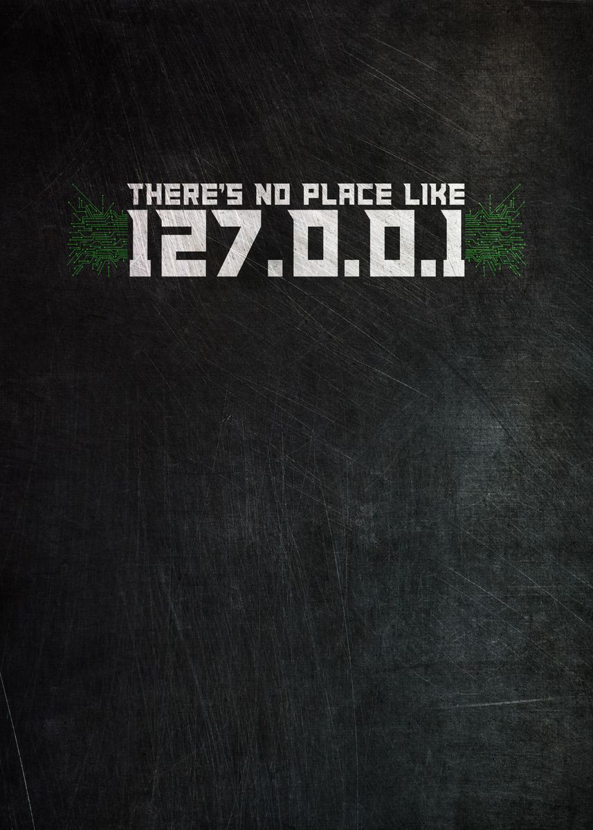 'Programmer Localhost ' Poster, picture, metal print, paint by ...