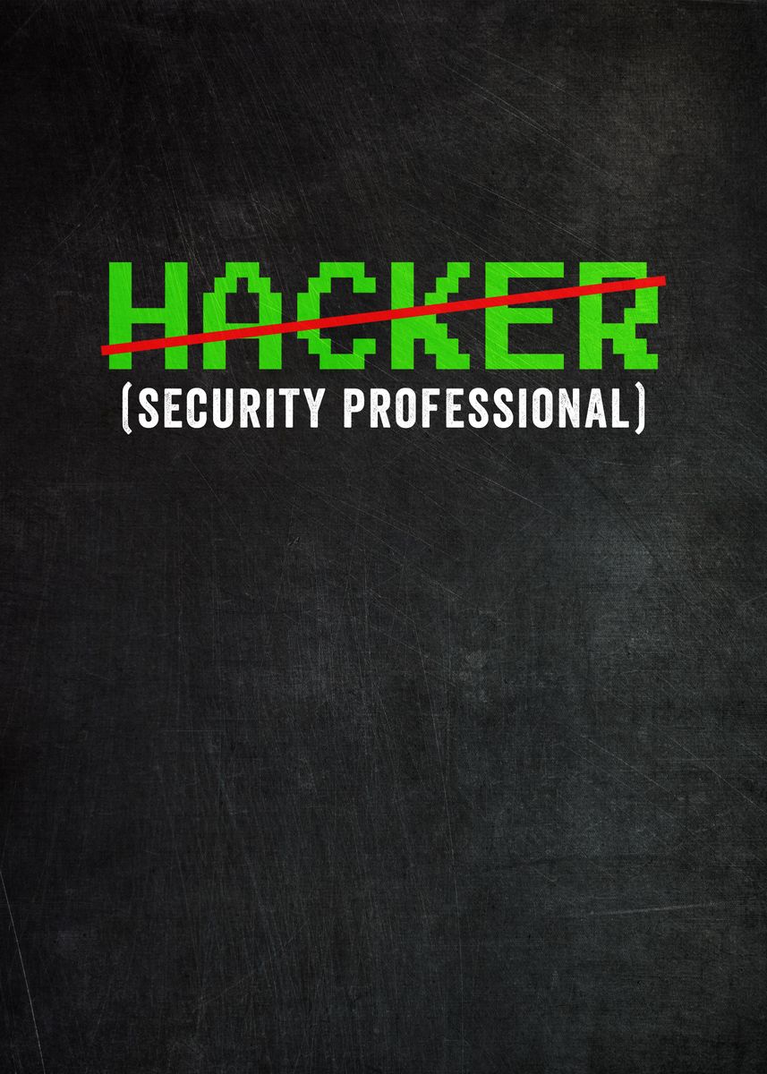 'Hacker' Poster, picture, metal print, paint by PosterWorld | Displate