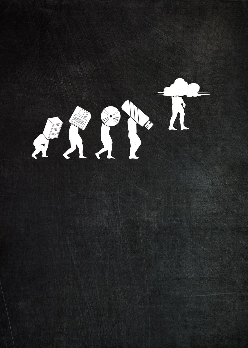 'Programming Evolution' Poster, picture, metal print, paint by ...