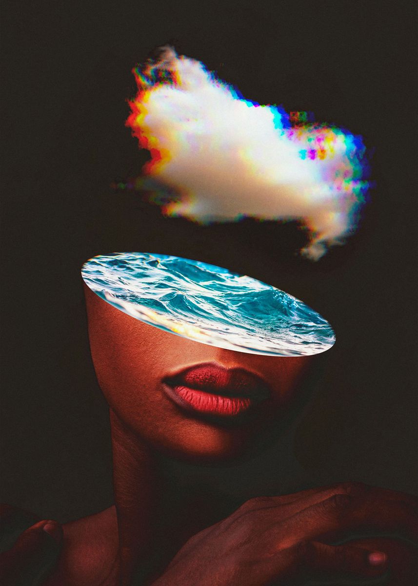 'Condensation' Poster, picture, metal print, paint by seam less | Displate