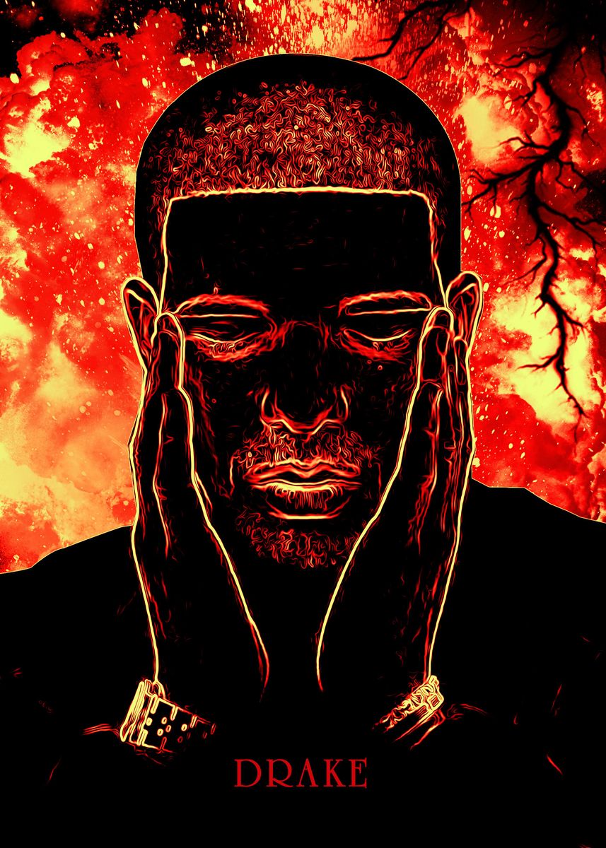 'Drake' Poster by NGUYEN DINH LONG | Displate