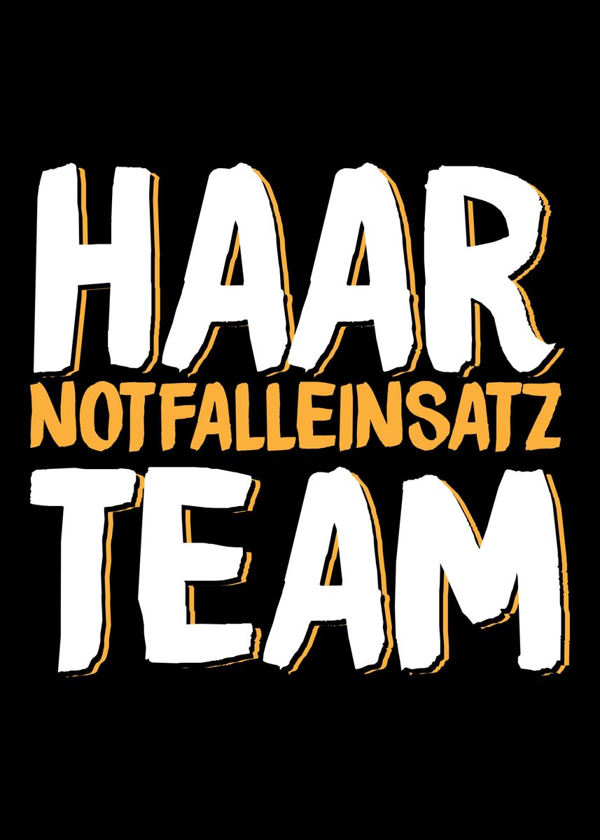 'Hairdressing Hairapist' Poster, picture, metal print, paint by ...