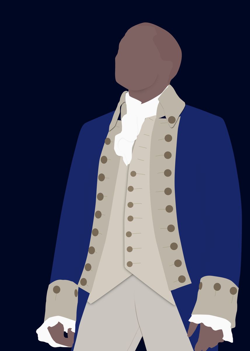 'Aaron Burr' Poster, picture, metal print, paint by byebyesally | Displate