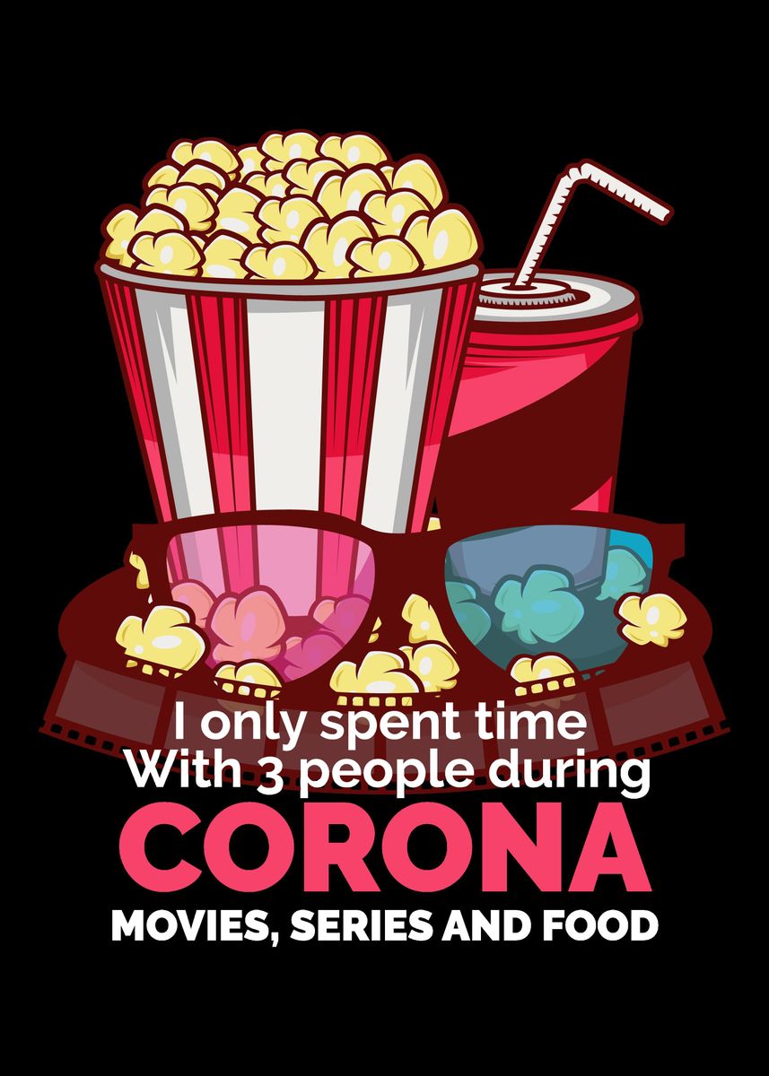 'Virus Party Home Party Goe' Poster, picture, metal print, paint by ...