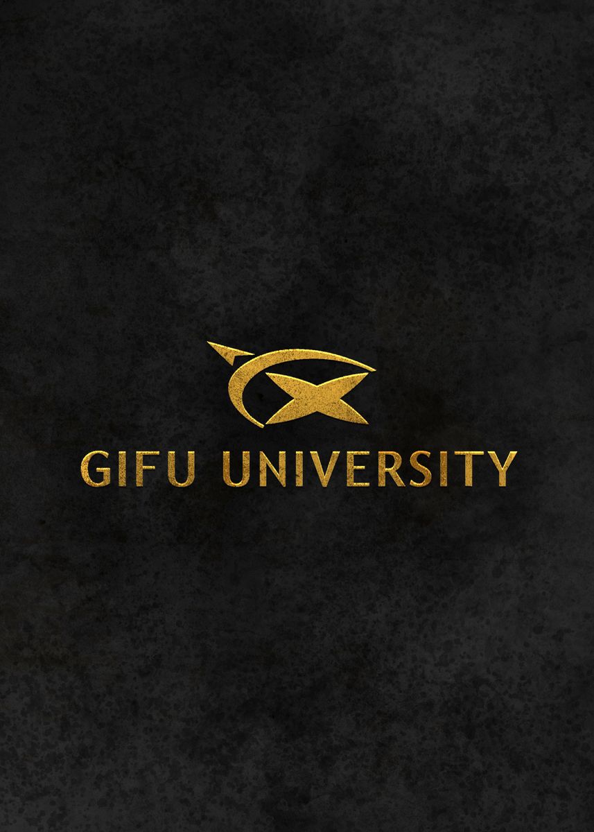 'Gifu University Japan JPN' Poster, picture, metal print, paint by ...