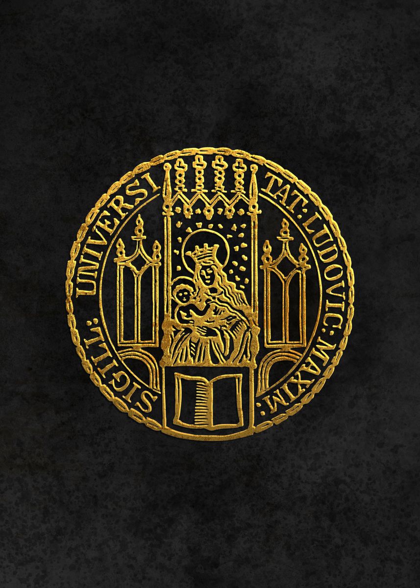 'Ludwig University Germany' Poster, picture, metal print, paint by ...