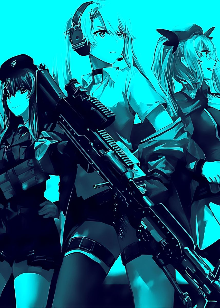'Girls Frontline' Poster, picture, metal print, paint by uart space ...
