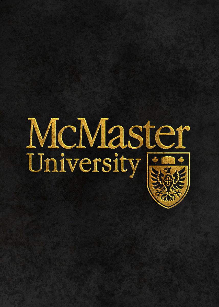 'McMaster University Canada' Poster by erwin saputra art | Displate