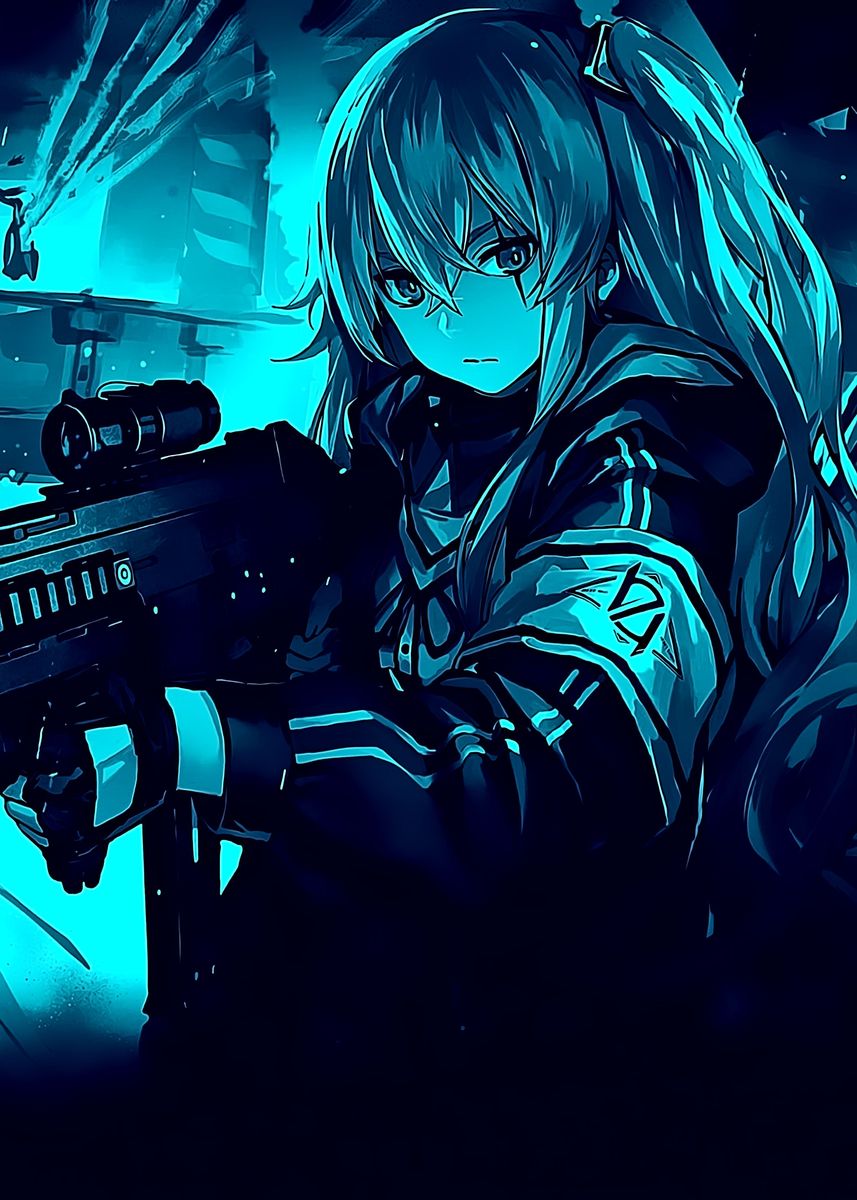 'Girls Frontline' Poster, picture, metal print, paint by uart space ...