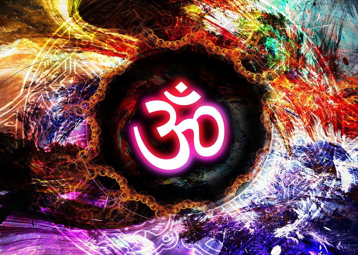 'Multicolored OM' Poster by MCAshe Art | Displate