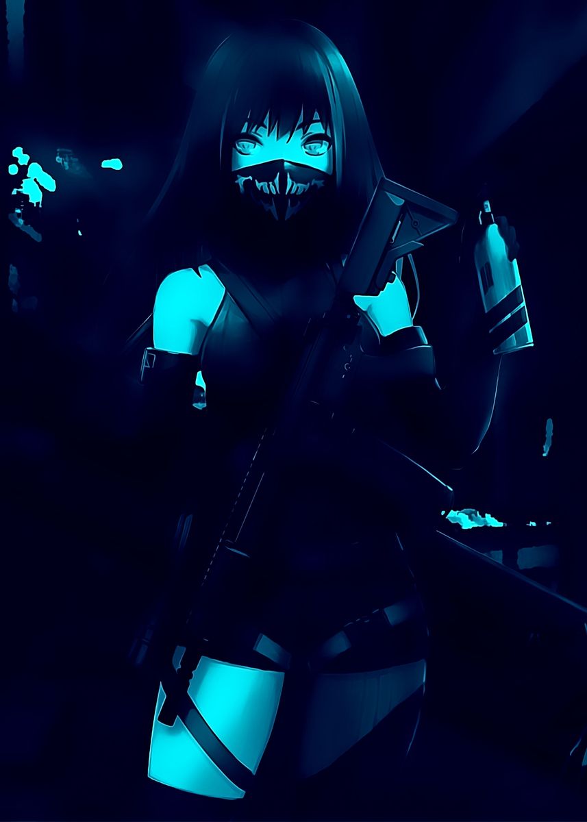 'Girls Frontline' Poster, picture, metal print, paint by uart space ...