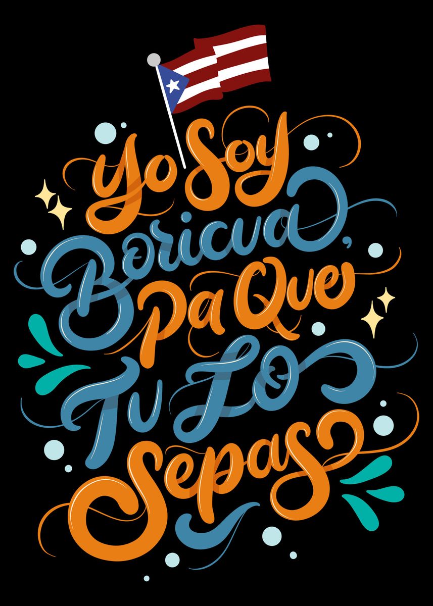 'Yo Soy Boricua' Poster by Anziehend | Displate
