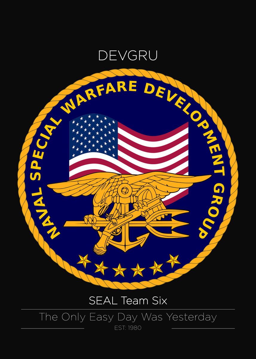 'SEAL Team Six' Poster, picture, metal print, paint by Michael Anderson ...