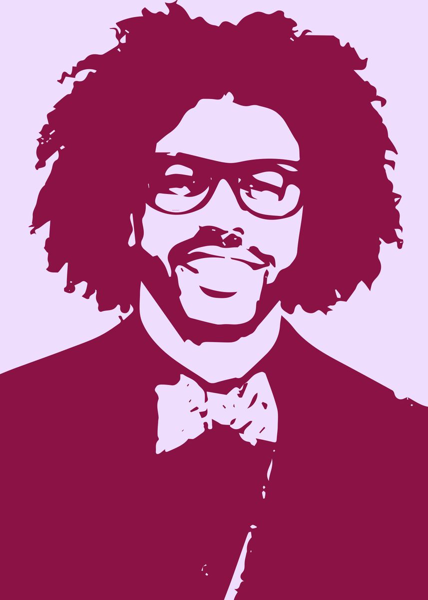 'Daveed Purple' Poster, picture, metal print, paint by byebyesally ...