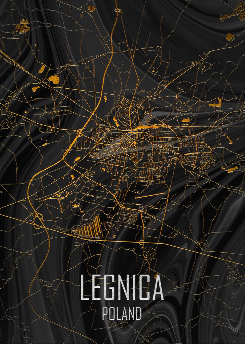 'Legnica Poland' Poster by Coconut Sorbet | Displate
