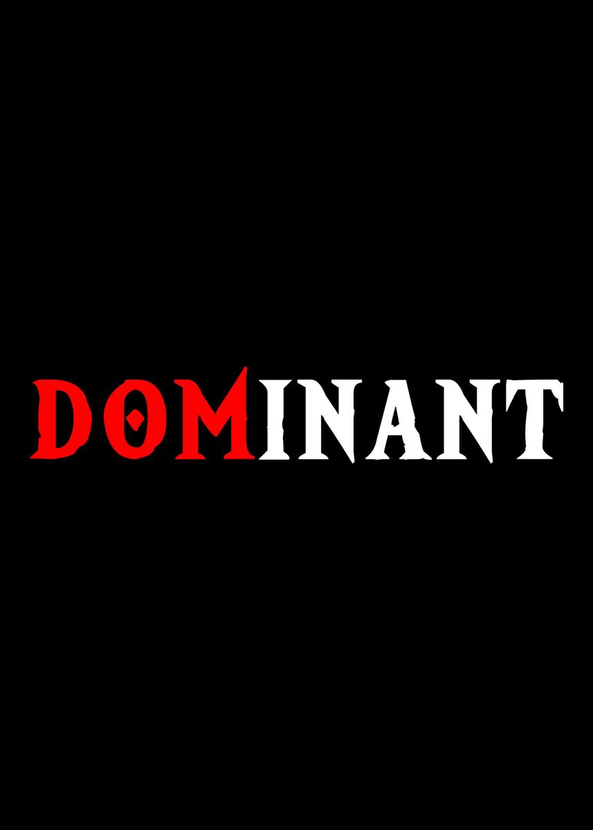 'BDSM Dominant' Poster, picture, metal print, paint by Cooldruck | Displate