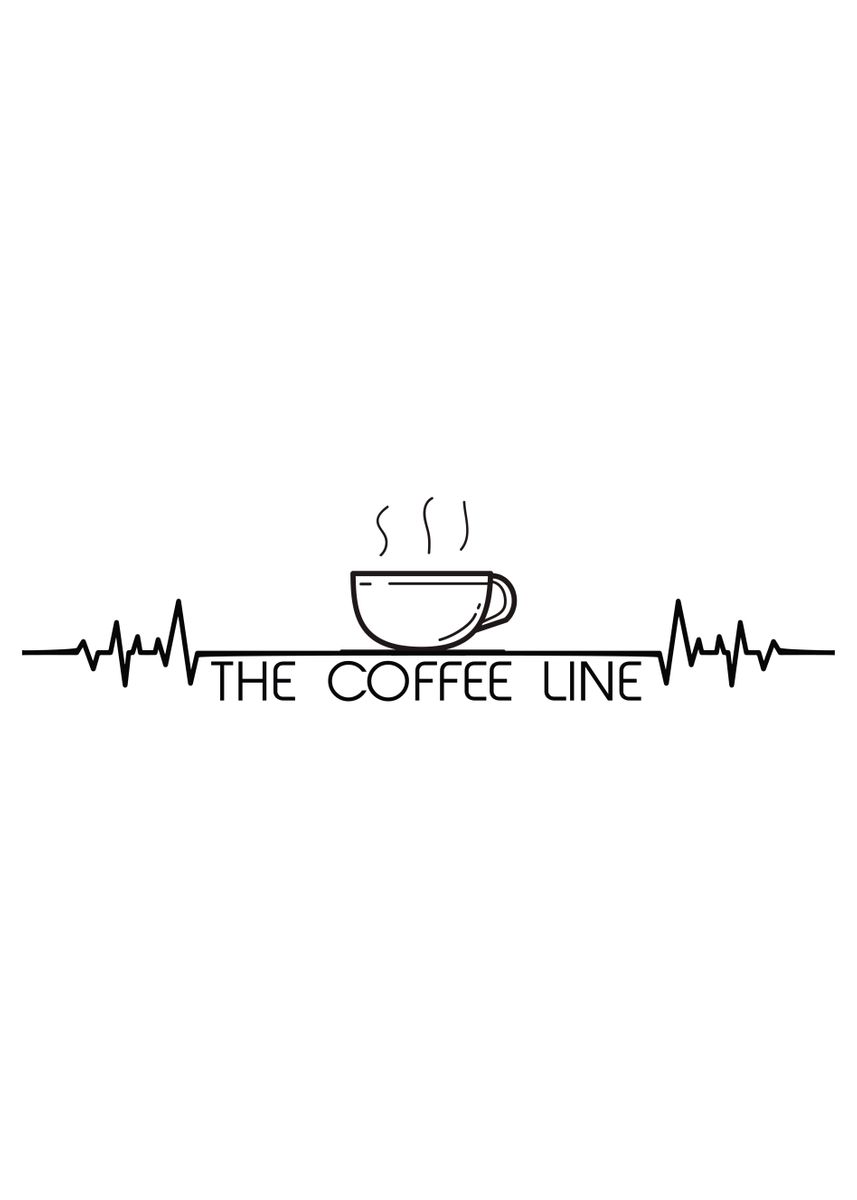 'The Coffee Line' Poster by TheLoneAlchemist | Displate