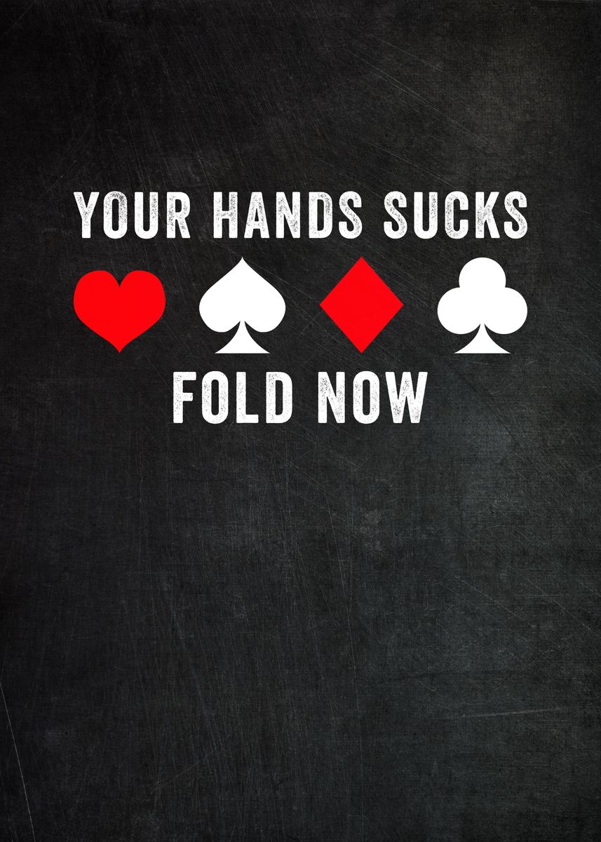 'Poker Funny Poster' Poster by PosterWorld | Displate