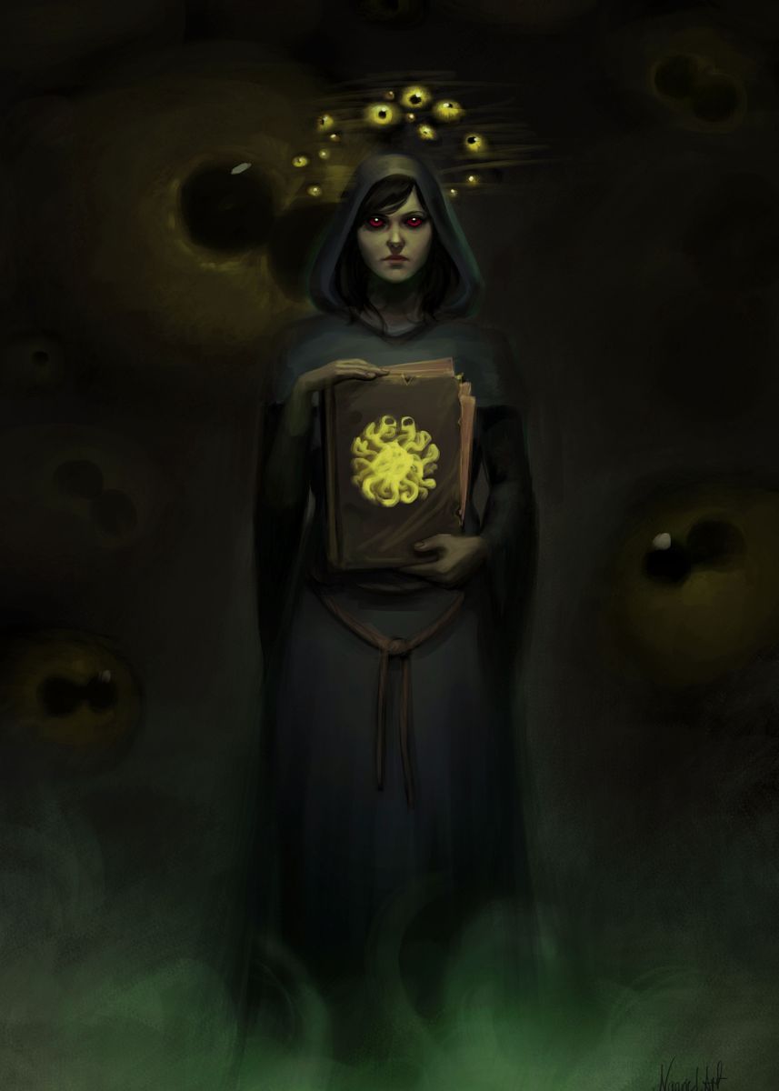 'The Cultist' Poster, picture, metal print, paint by Naariel | Displate