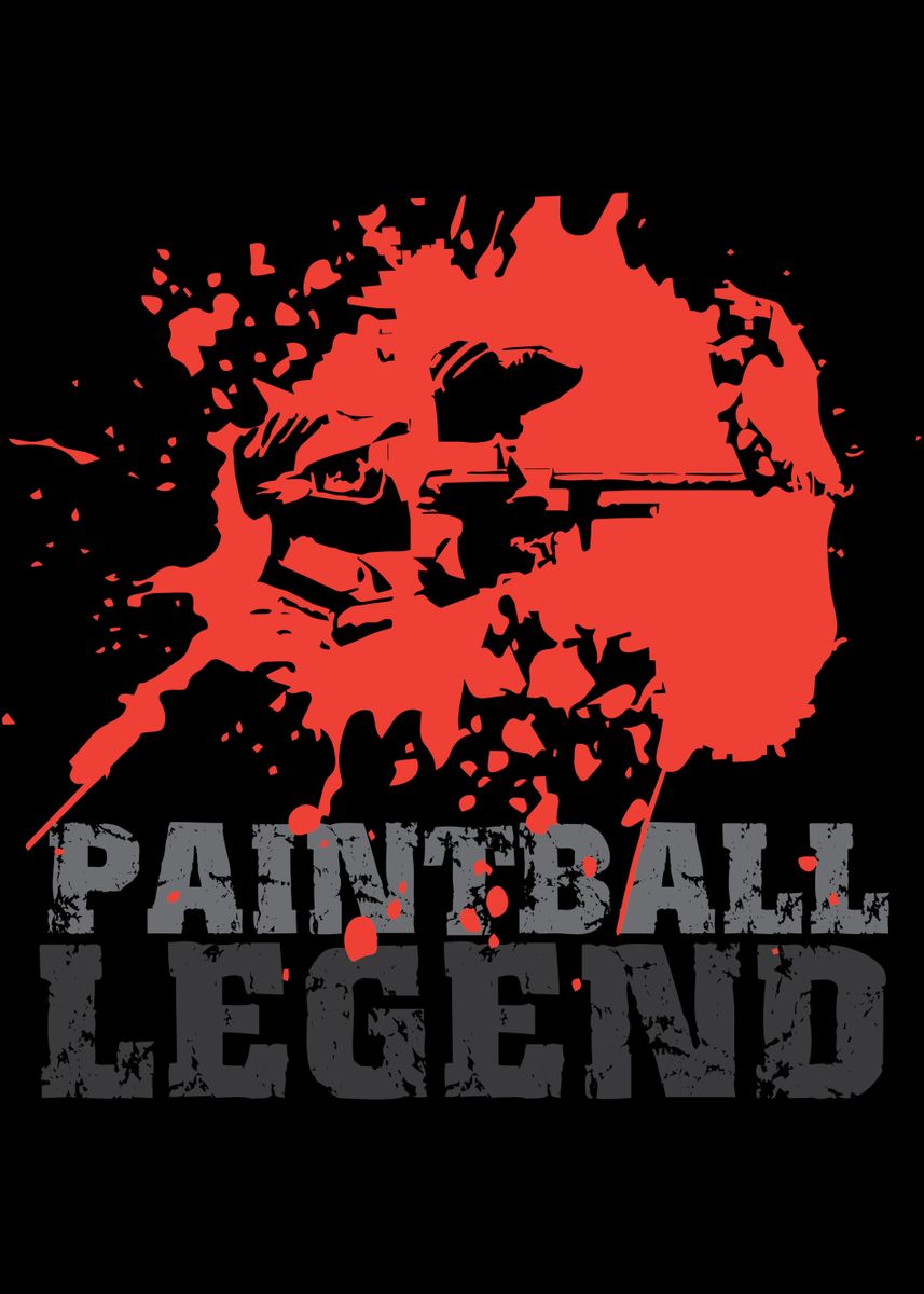 'Great Paintball Design For' Poster by raisdesign | Displate