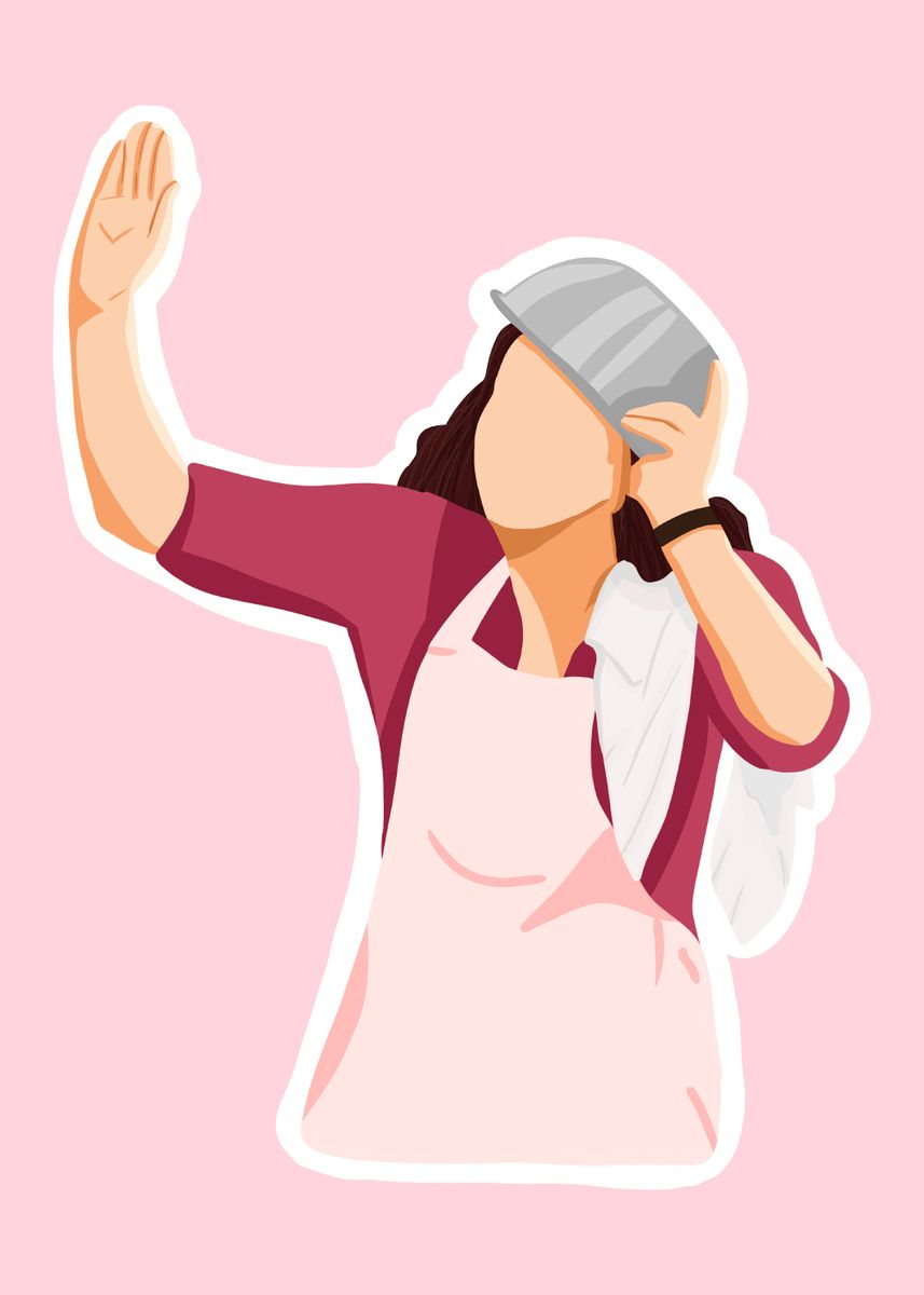 'Trina Breaking Down' Poster, picture, metal print, paint by ...