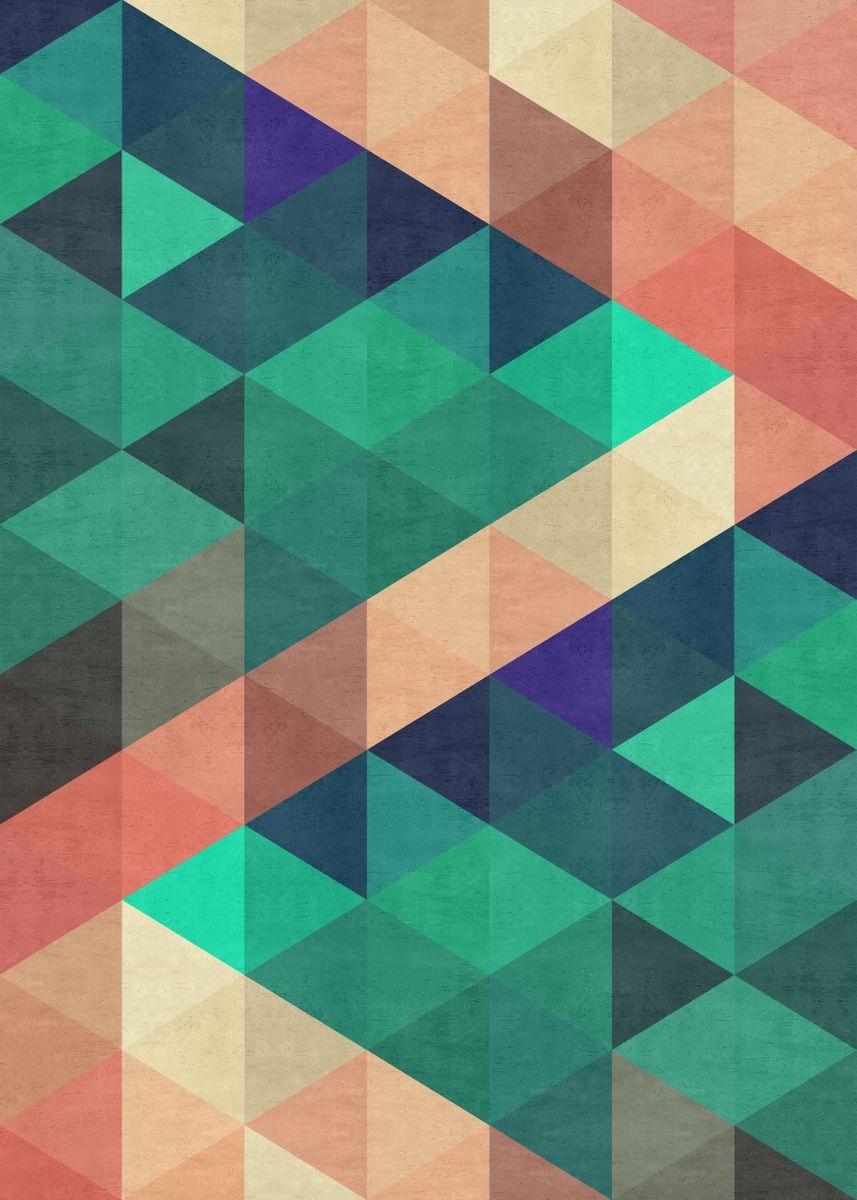 'Solids VI' Poster, picture, metal print, paint by Vitor Costa | Displate