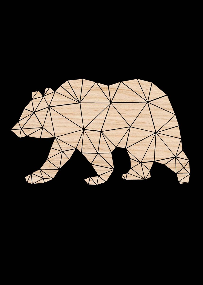 'Oak Bear' Poster by Blackman Studio | Displate