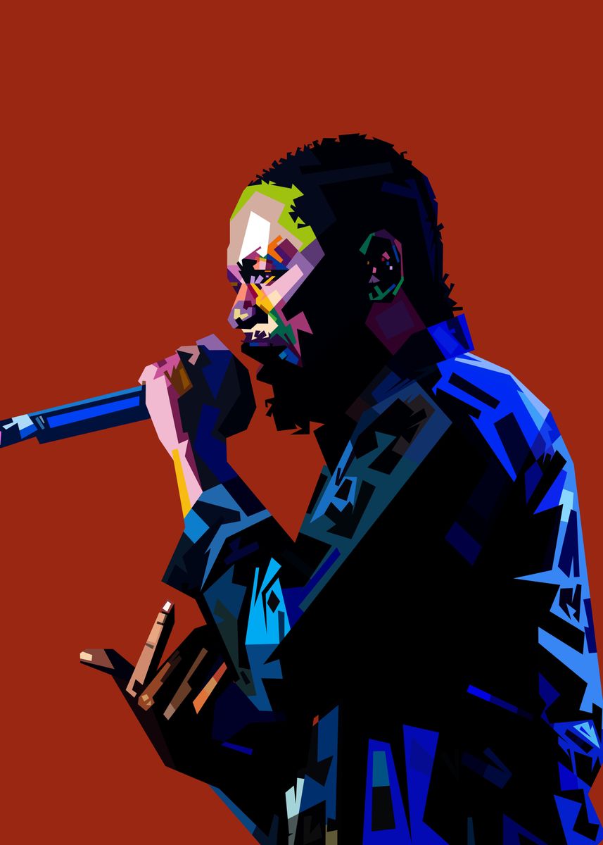 'KENDRICK LAMAR' Poster by baturaja vector | Displate