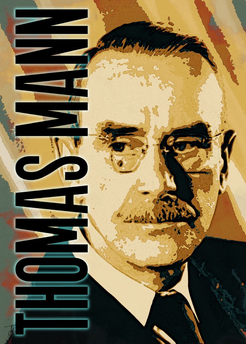 'Thomas Mann' Poster by Petra Rommelfanger | Displate