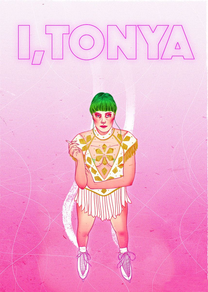 'I Tonya' Poster, picture, metal print, paint by Isaac Spellman | Displate