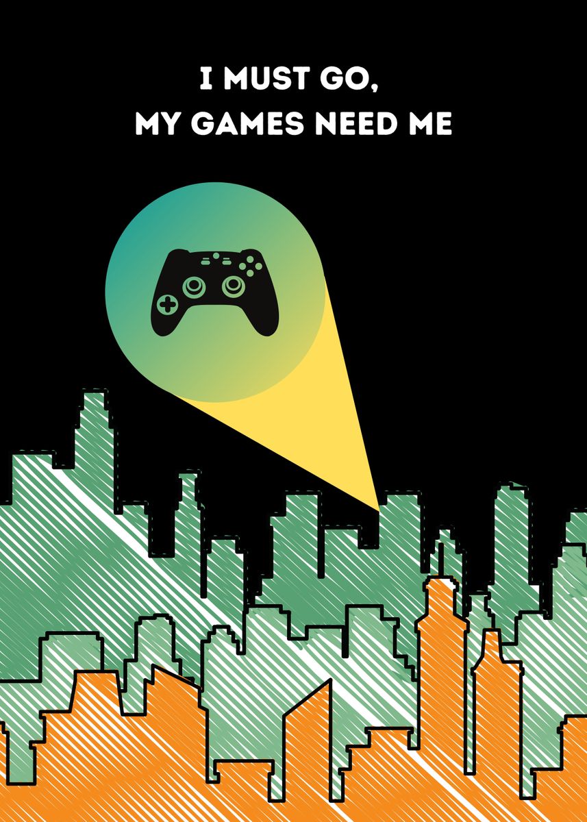 'Game Sign game room Art ' Poster by TheUnsungWarrior | Displate