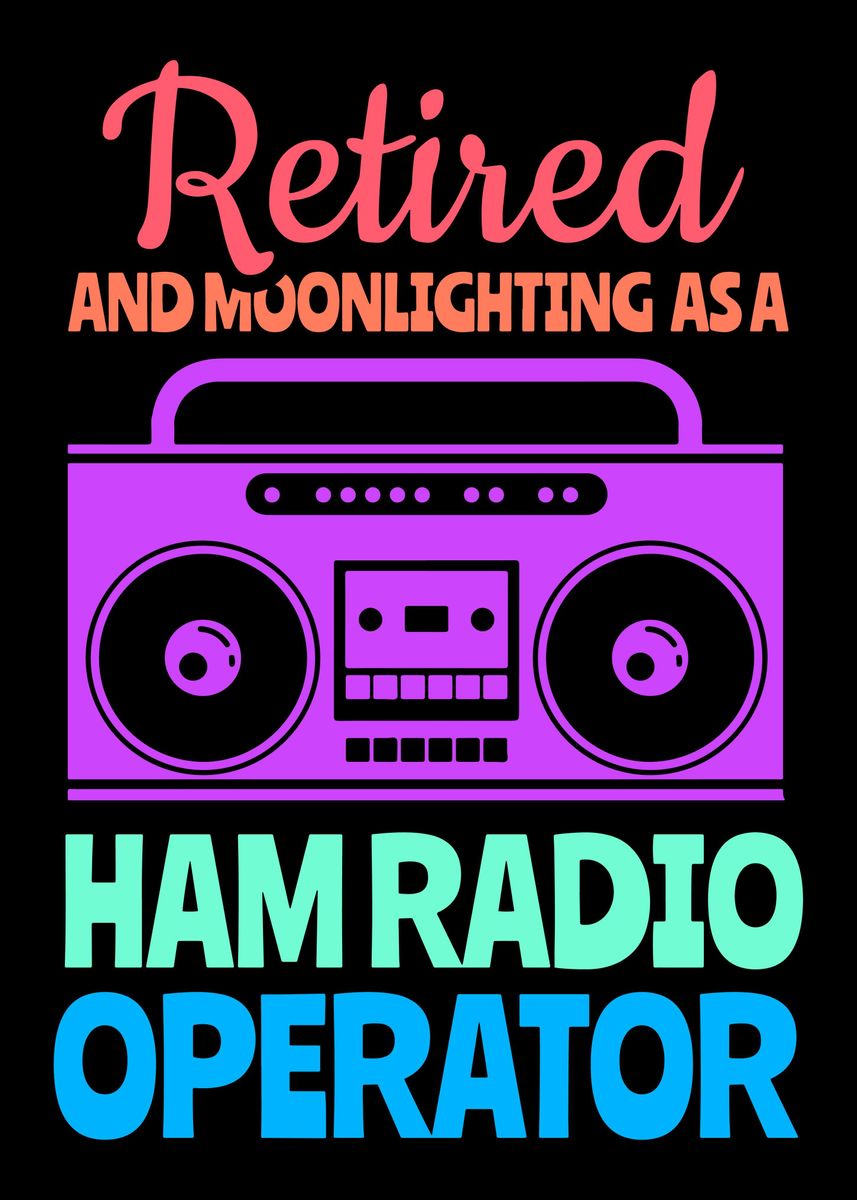 'Retired Announcer' Poster, picture, metal print, paint by Sebastian ...