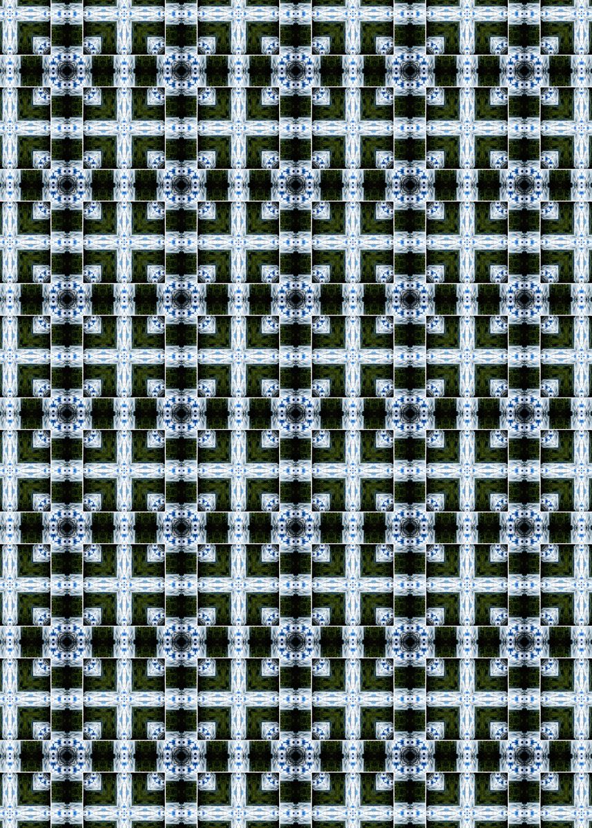 'Square Pattern 5' Poster, picture, metal print, paint by wagnerps ...