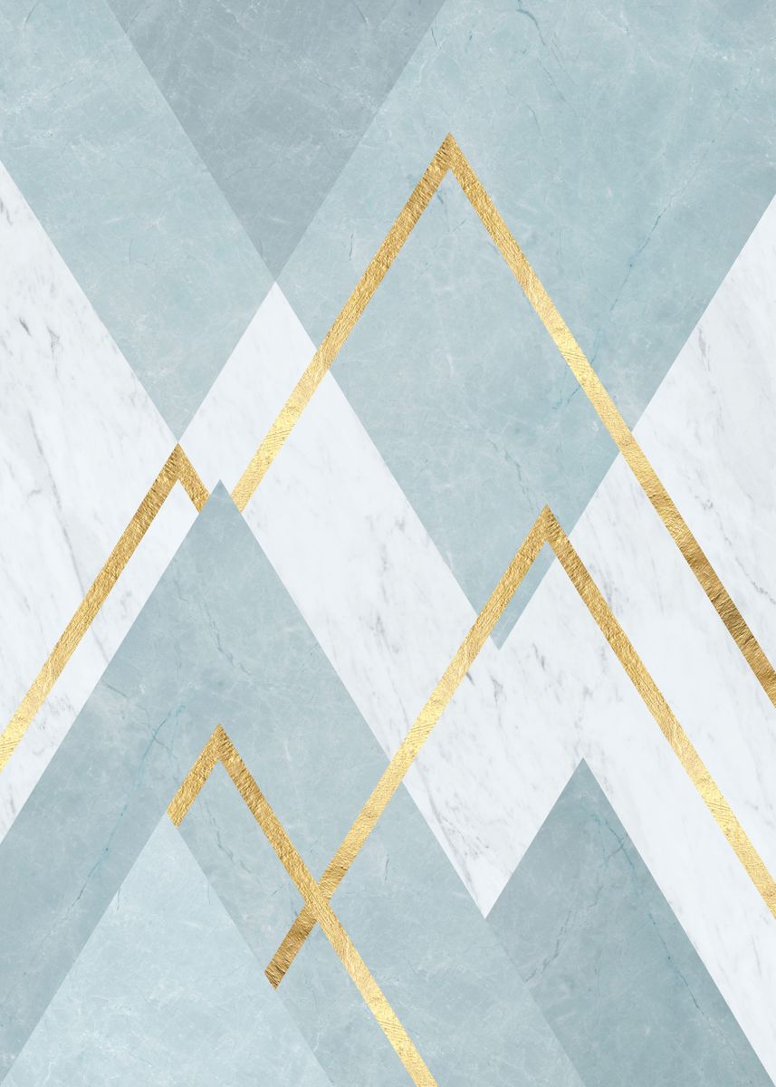 'Modern textures XIII' Poster, picture, metal print, paint by Vitor ...