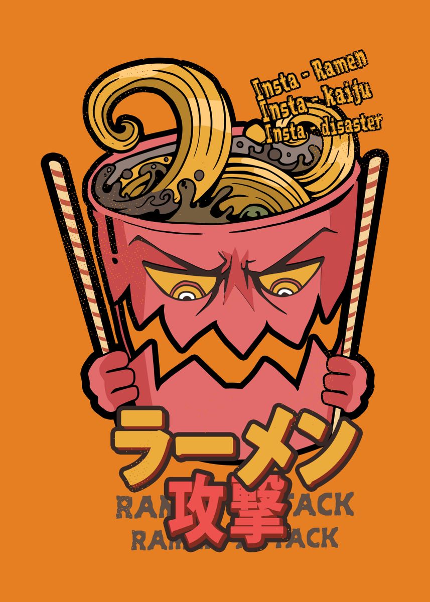 'Ramen' Poster by MrColorUp | Displate