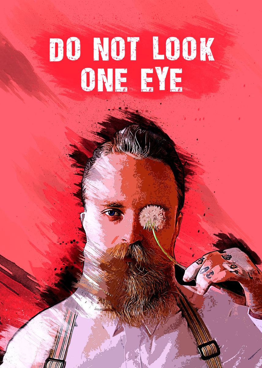 'Man See One Eye' Poster, picture, metal print, paint by Inspirate ...