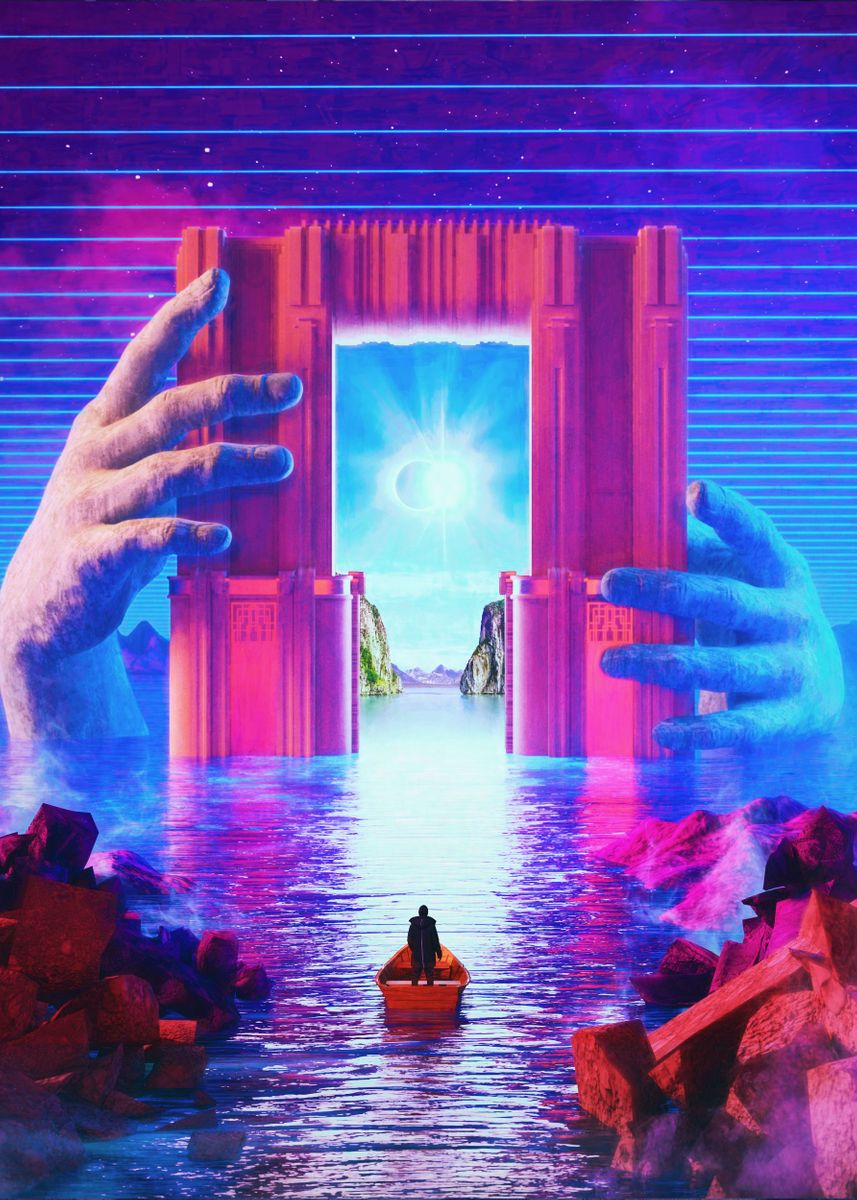 'Gone' Poster, picture, metal print, paint by Shørsh | Displate