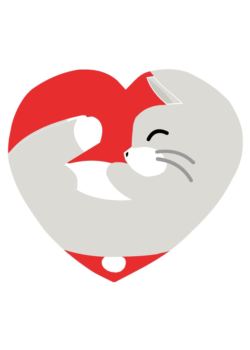 'Love Animals' Poster, picture, metal print, paint by HomeStead Digital ...