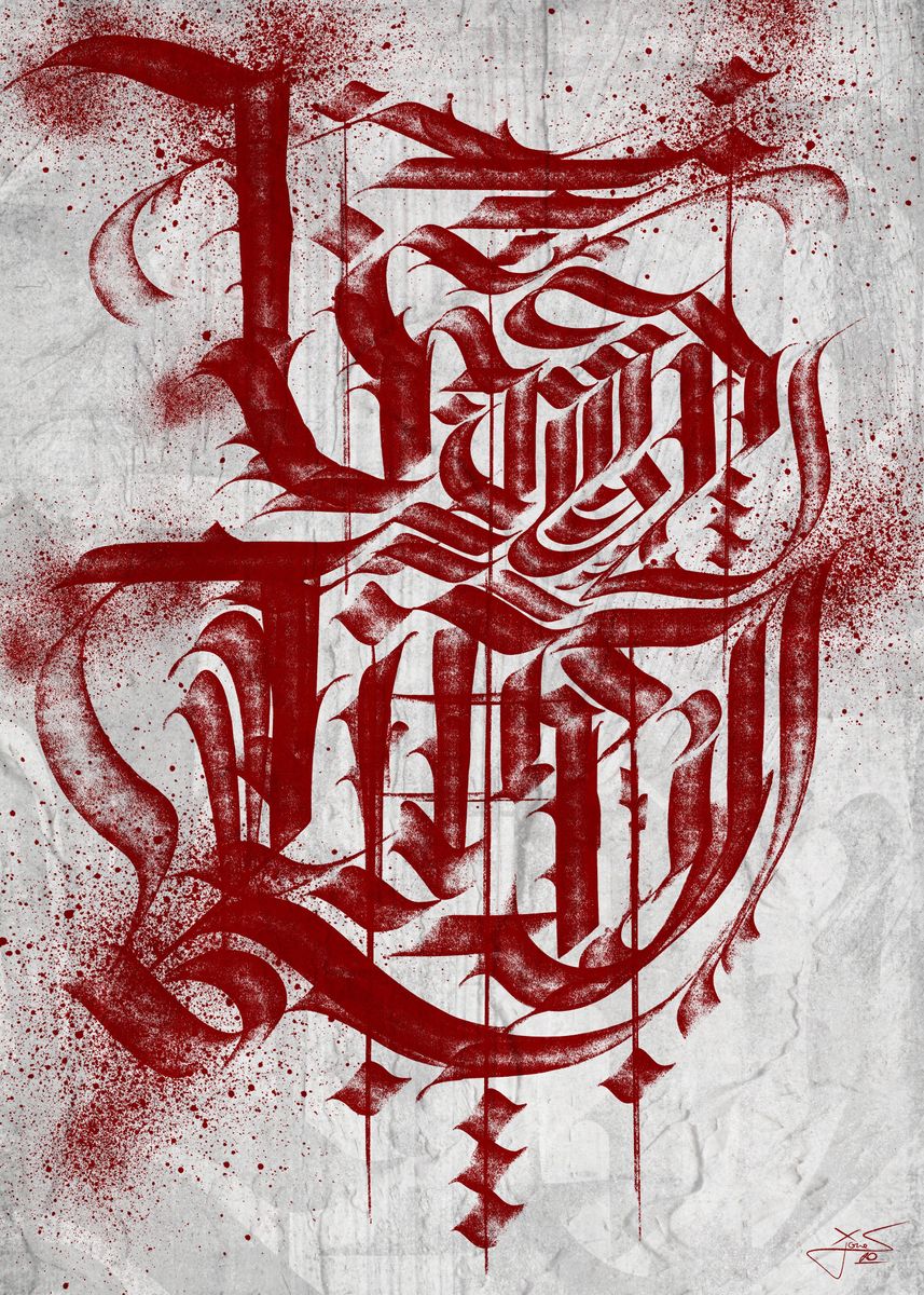 'VAMP LIFE poster' Poster, picture, metal print, paint by Dejvid Jones ...