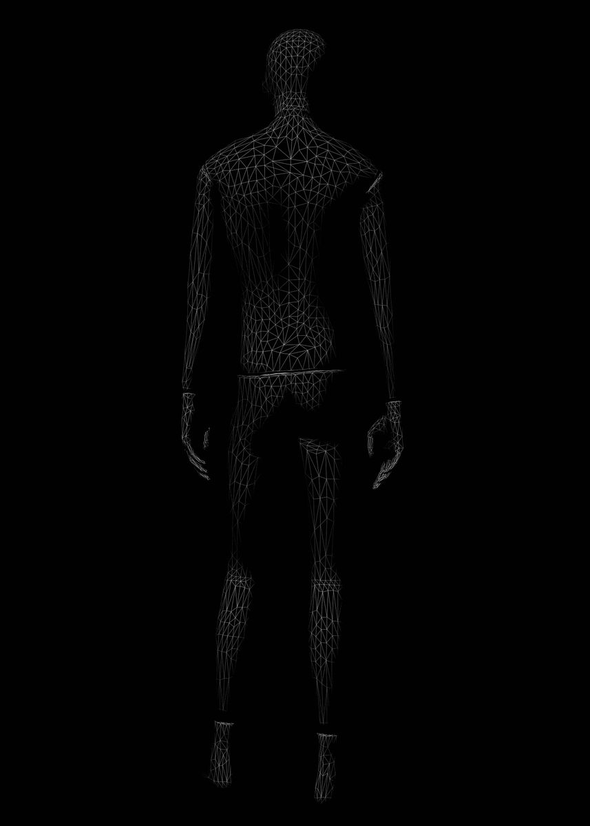 'Sad Man' Poster, picture, metal print, paint by Souzezz | Displate