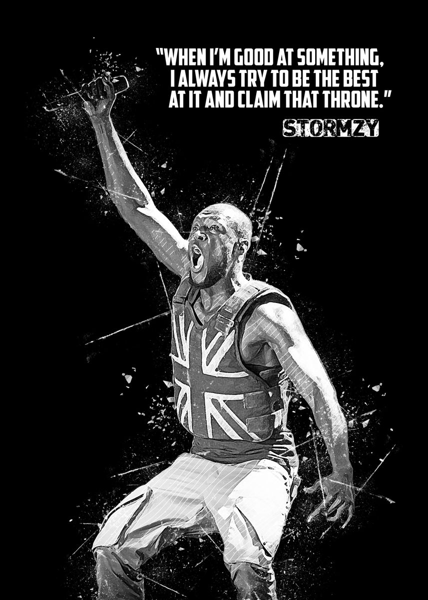' Stormzy ' Poster, picture, metal print, paint by ru ke | Displate
