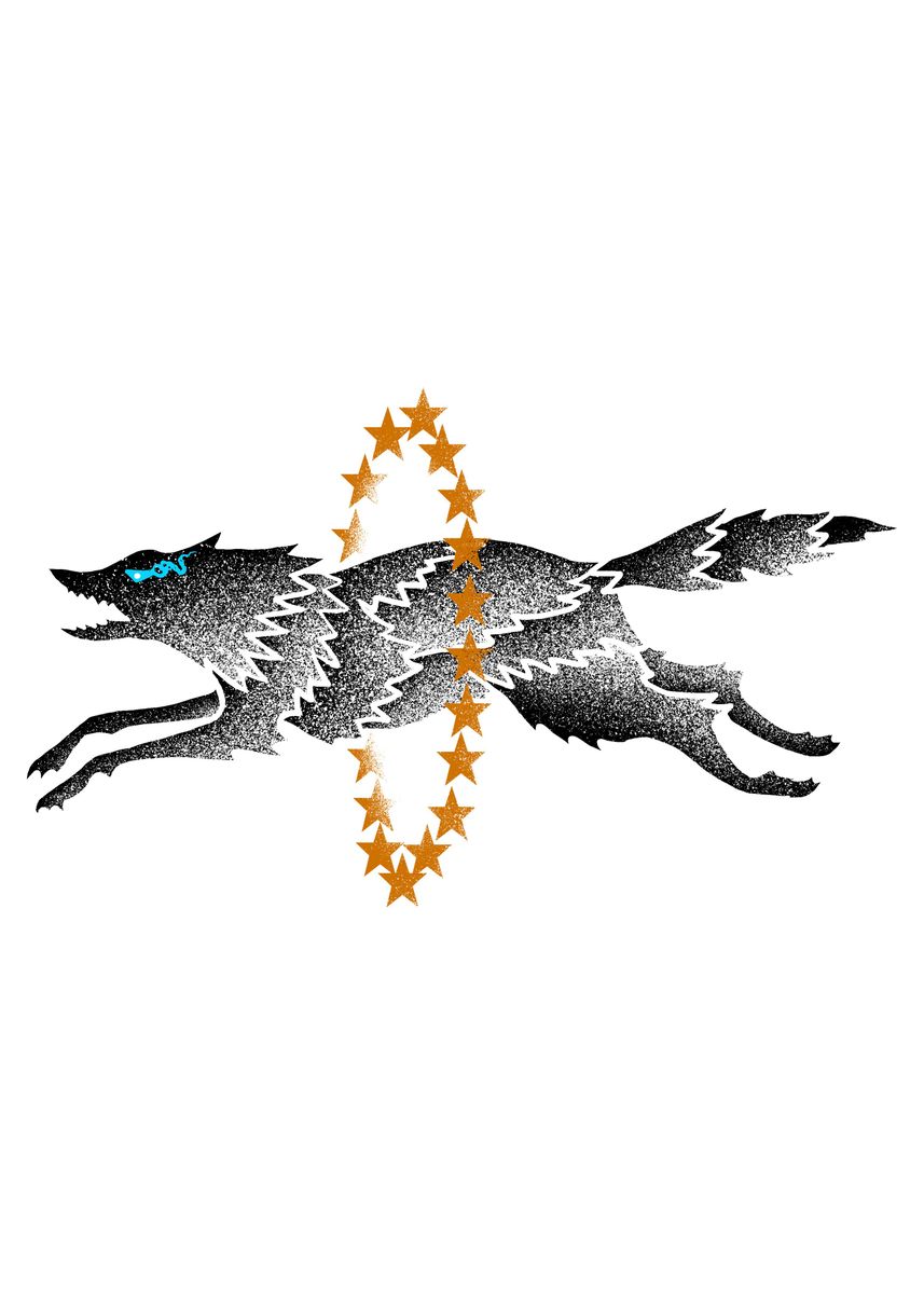 'Star Wolf' Poster, picture, metal print, paint by Tofan barmalisi ...