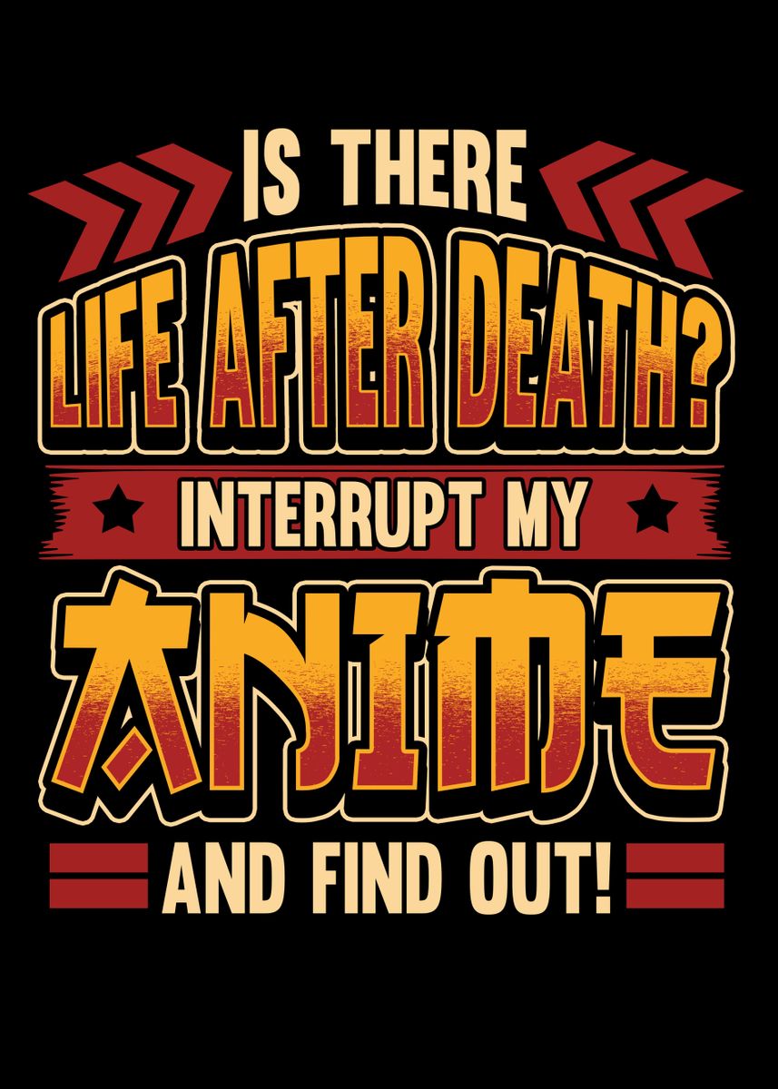 'Funny Afterlife Anime' Poster, picture, metal print, paint by PxL ...