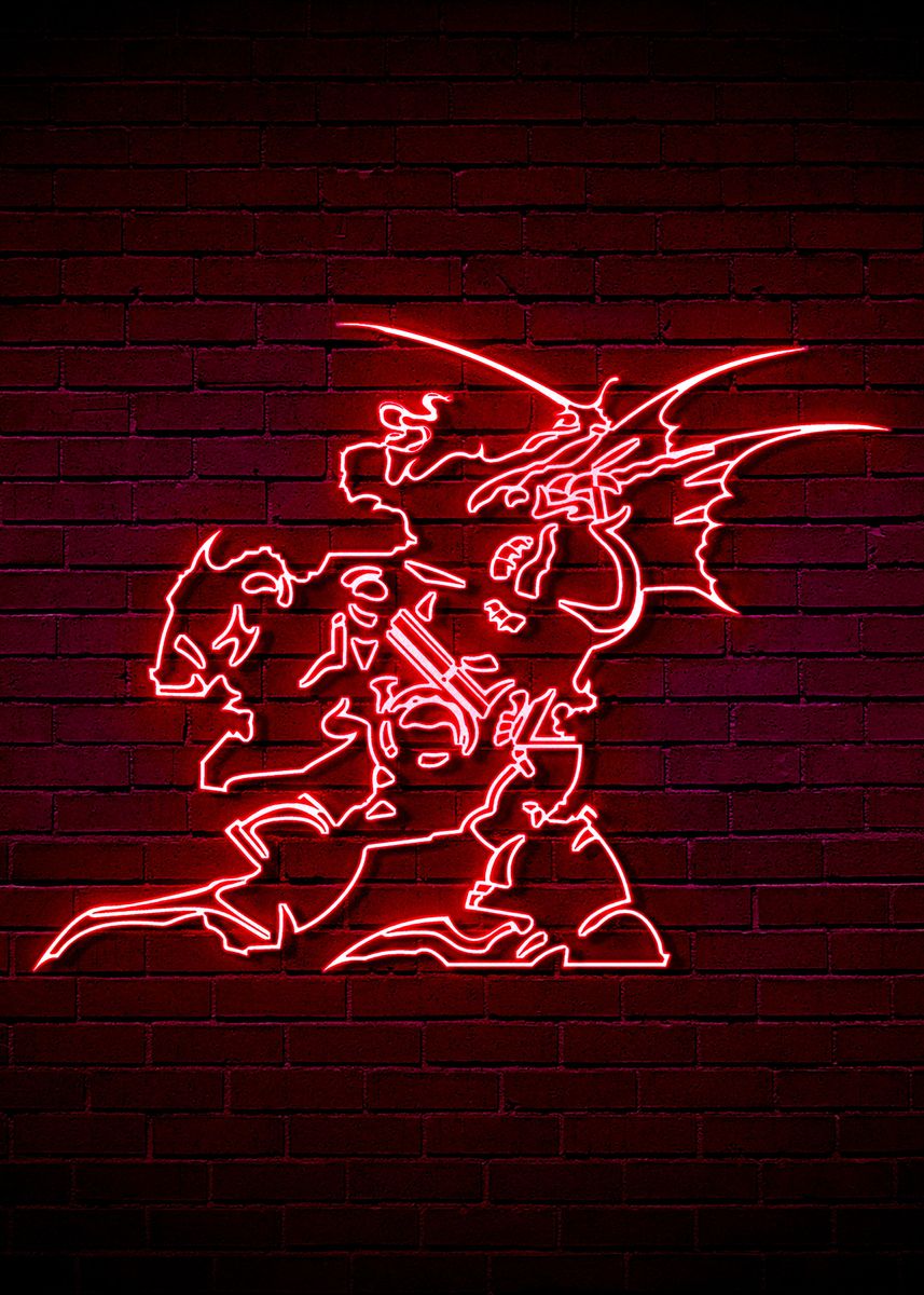 'Final Fantasy VI Neon' Poster, picture, metal print, paint by Ze Wiss ...