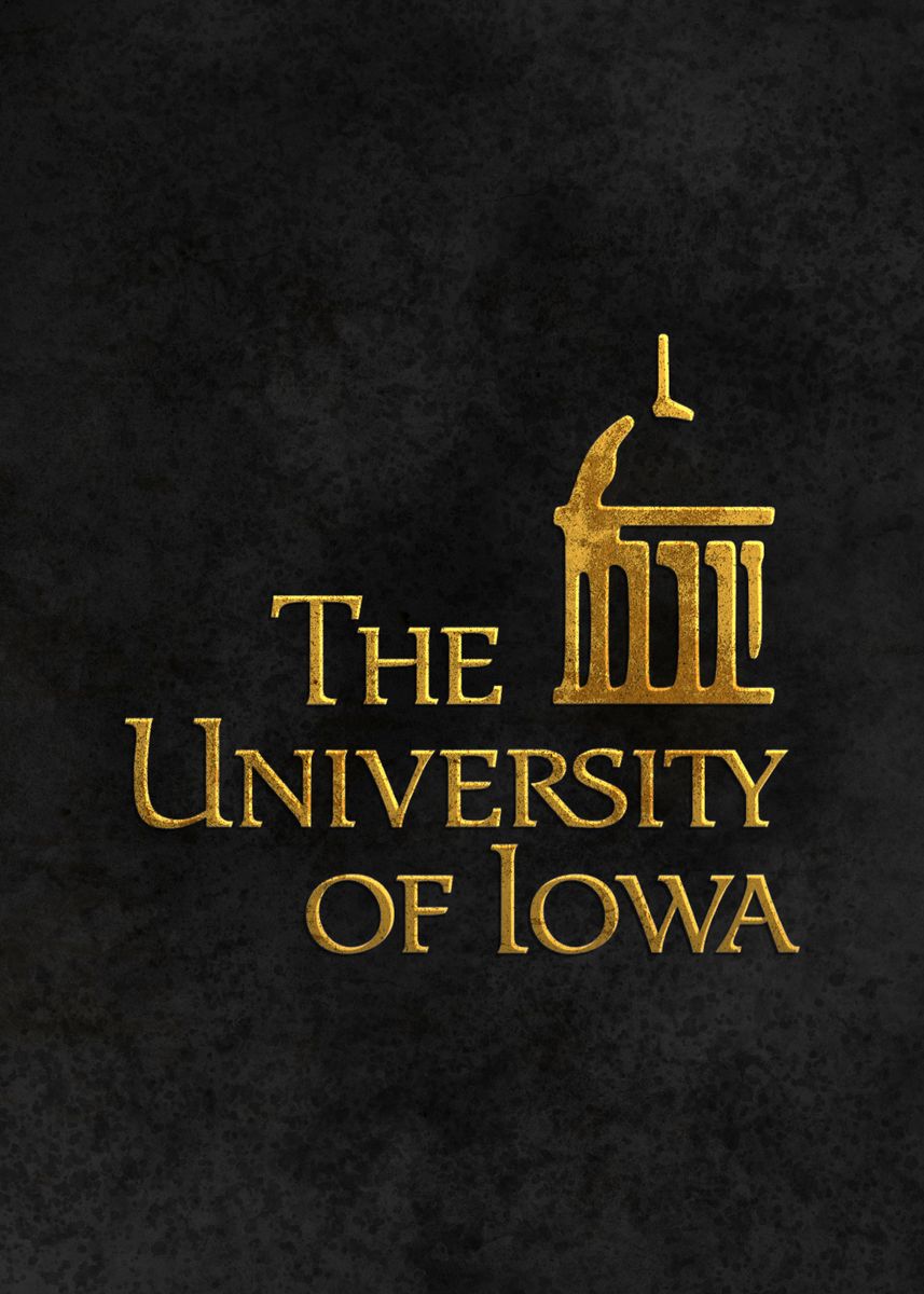 'the University of Iowa USA' Poster, picture, metal print, paint by ...