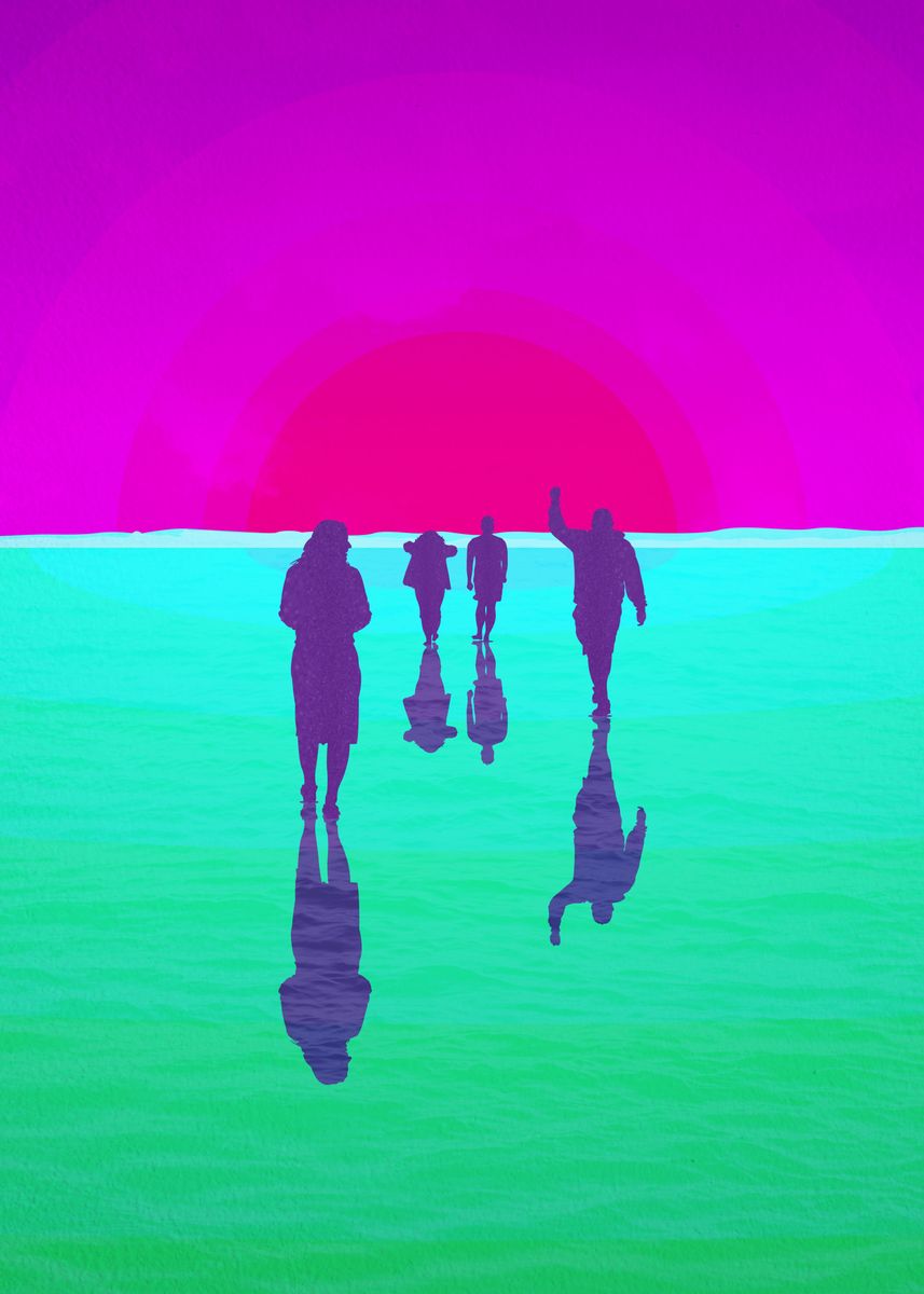 'Miami Nights' Poster by Pop Vulture | Displate