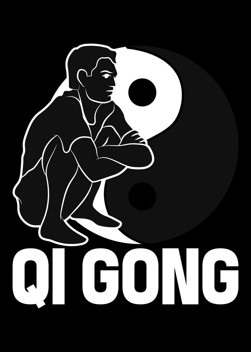 'Qi Gong Meditation' Poster by QQnicorn | Displate