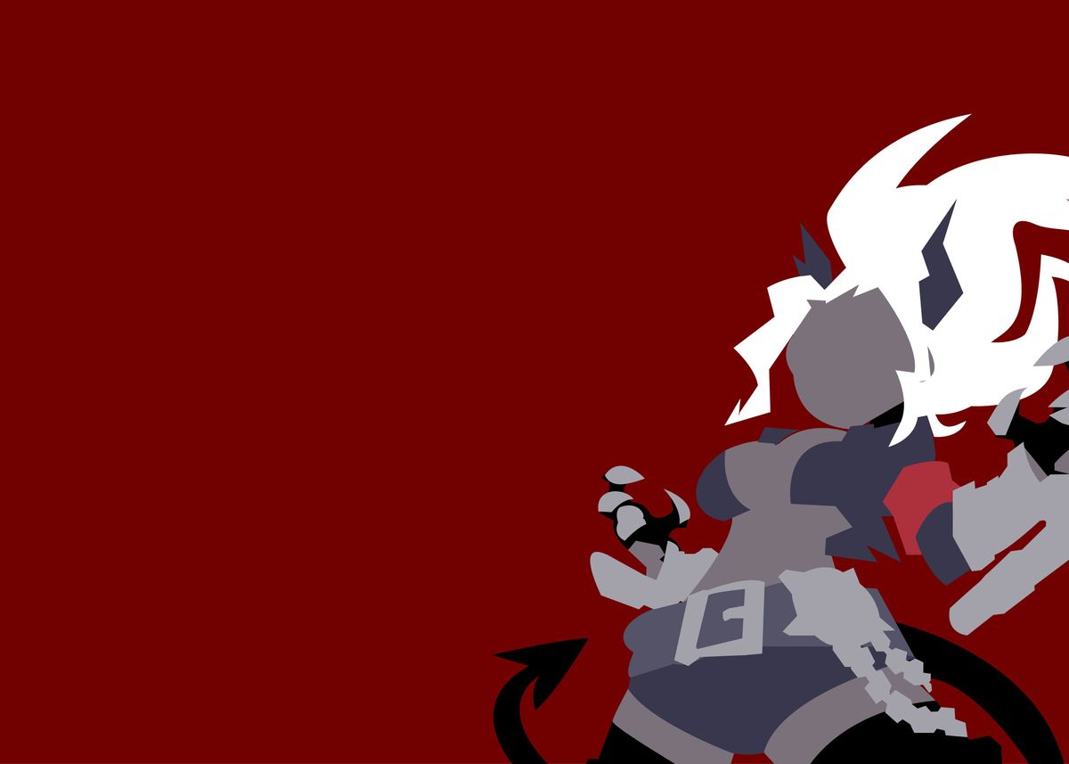 'Helltaker Judgement' Poster by Jules Durand | Displate