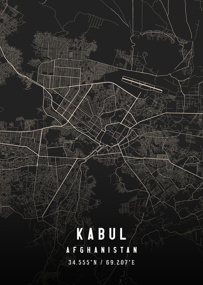 'Kabul Afghanistan' Poster, picture, metal print, paint by Five Senses ...
